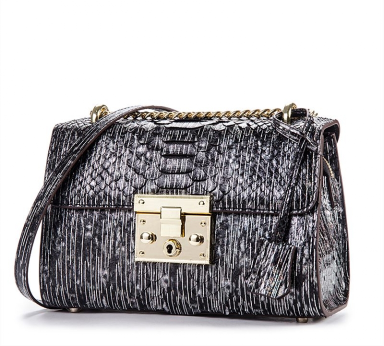 Python Skin Purse, Python Skin Clutch Bag Cross Body Bag