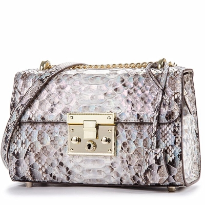 Python Skin Purse, Python Skin Clutch Bag Cross Body Bag