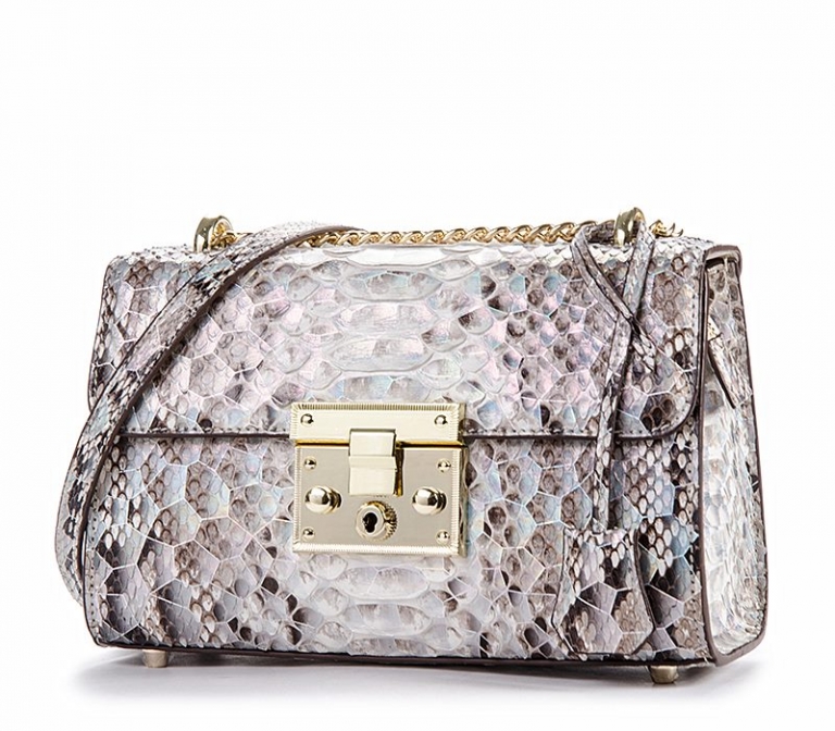 Python Skin Purse, Python Skin Clutch Bag Cross Body Bag