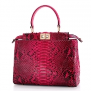 Snakeskin Handbags, Python Skin Crossbody Bags for Women