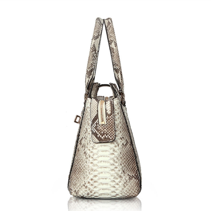 Stylish Snakeskin Top-Handle Handbags for Women
