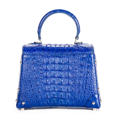 Ladies Crocodile Shoulder Bag Top Handle Handbag