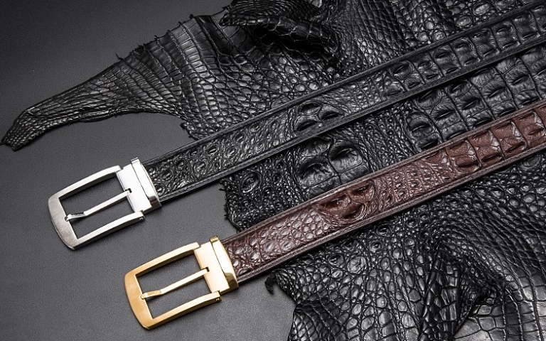 Crocodile Hornback Belts for Men