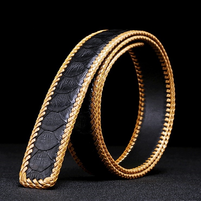 Snakeskin Belt, Python Skin Belt | OURRUO