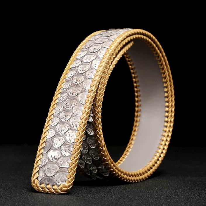 Snakeskin Belt, Python Skin Belt | OURRUO