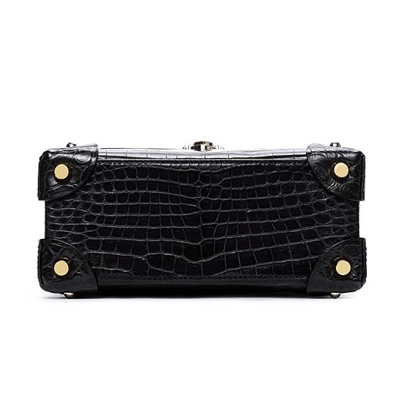 Designer Alligator Top Handle Purse Shoulder Handbag