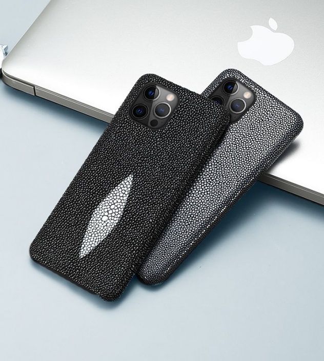 Stingray Leather iPhone 12 Pro and 12 Pro Max Cases
