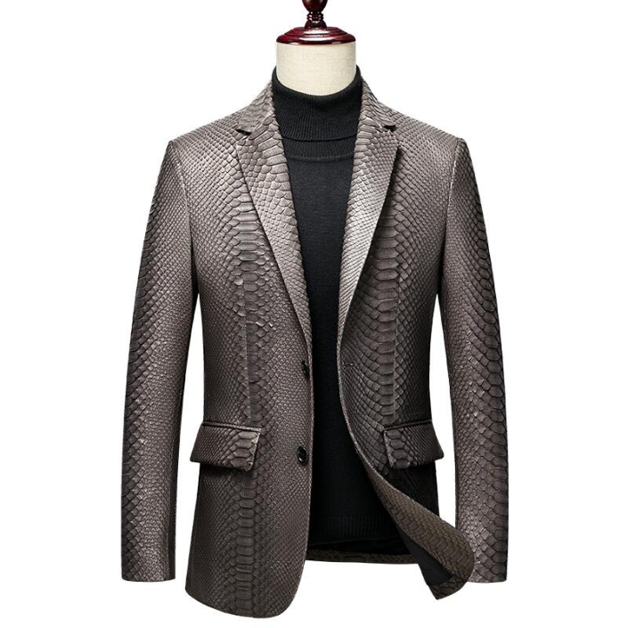 Snakeskin Blazer Python Skin Sport Coat Jacket